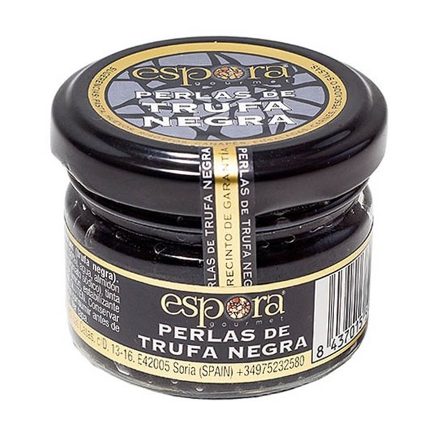 BLACK TRUFFLE PEARLS 50g - Espora Gourmet